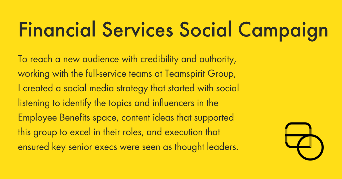 Financial Services Social Strategy - ZHS Orchards
